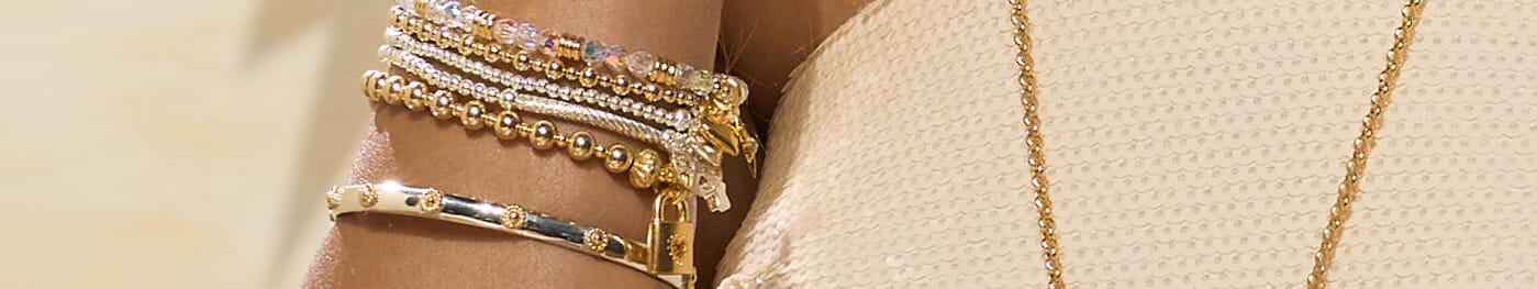 Annie Haak Gold Bracelet Stacks