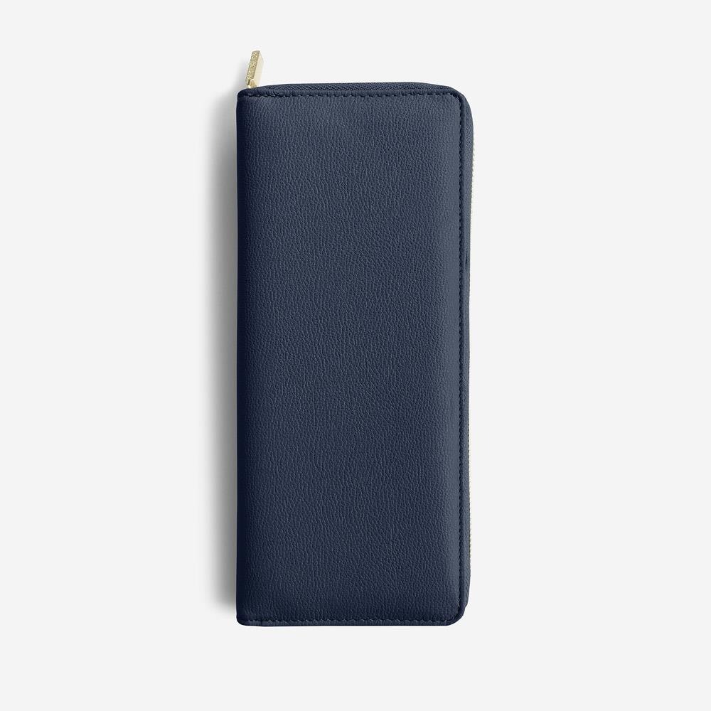 Stackers Navy Blue Jewellery Roll