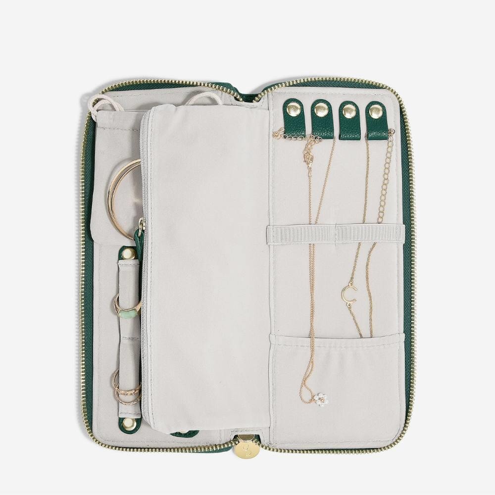 Stackers Jewellery Roll – Forest Green