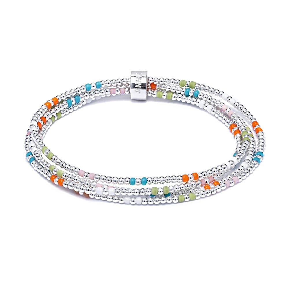Silver Spectrum Looped Bracelet - Annie Haak