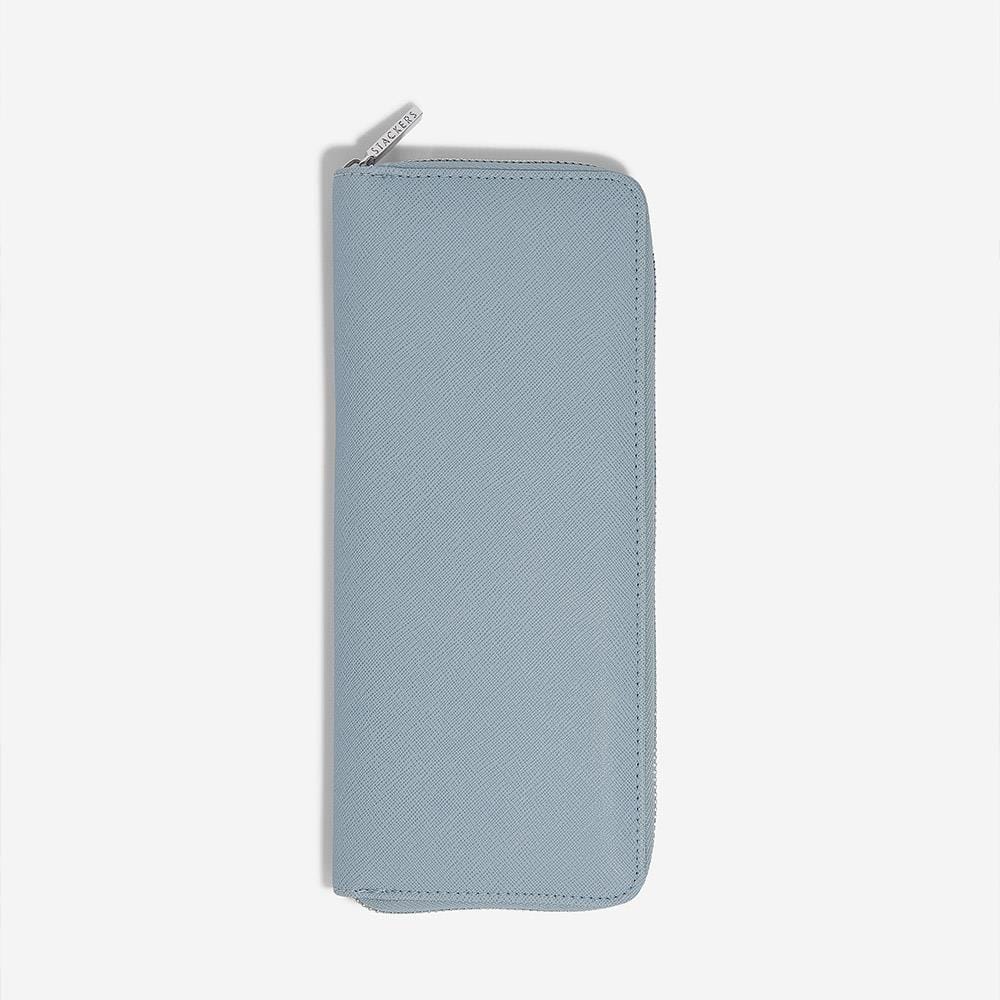Stackers Sage Dusky Blue Jewellery Roll