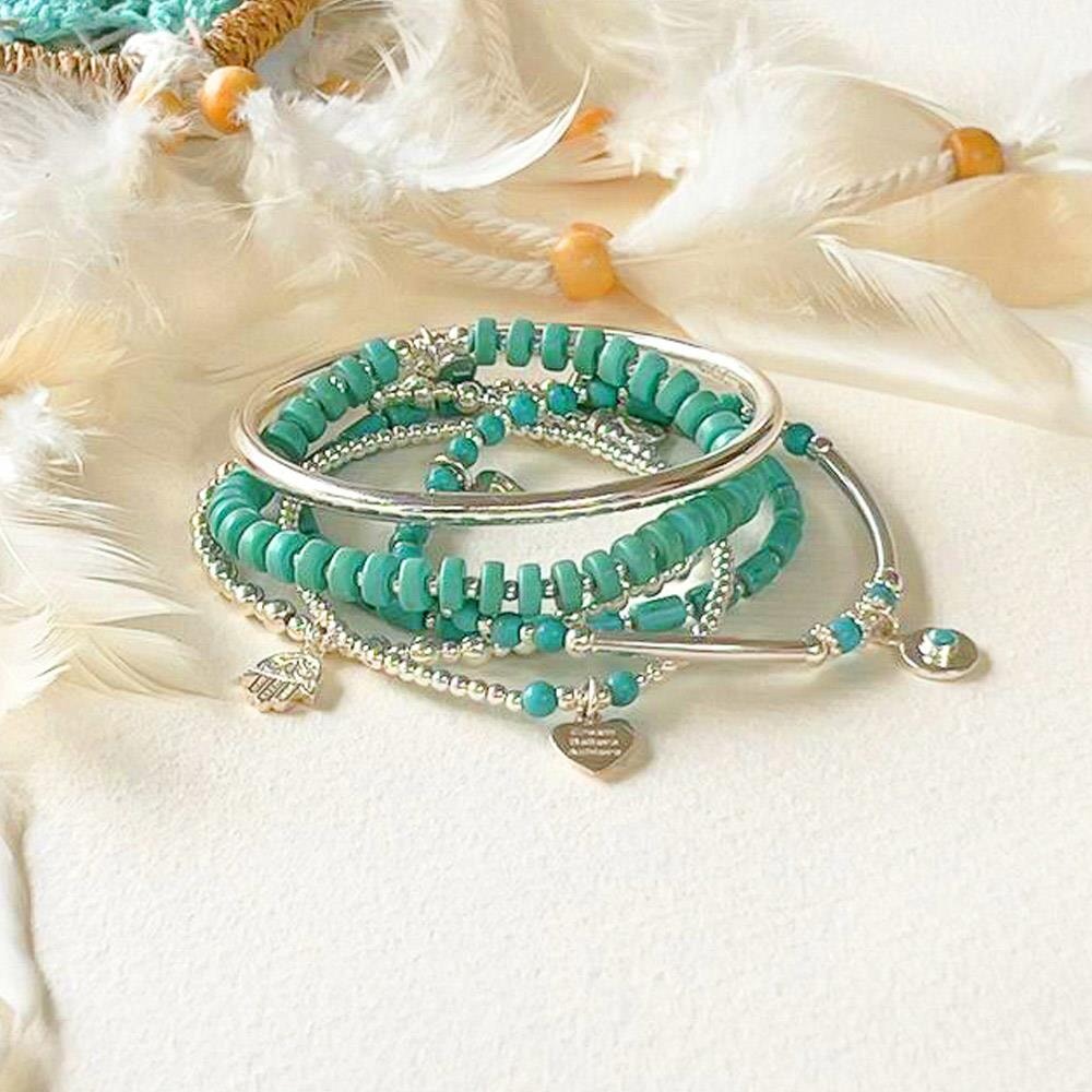 Silver Essence Turquoise Stack – Annie Haak