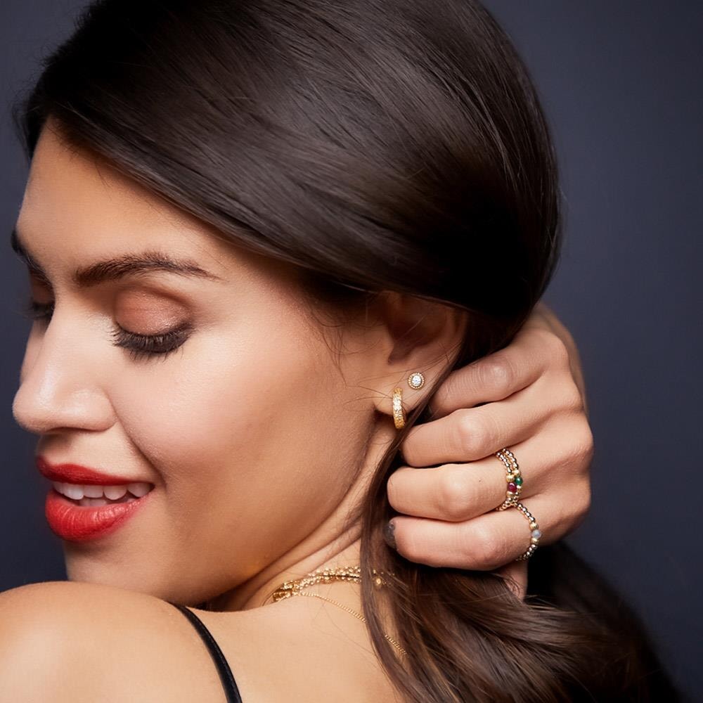 Aster Trio Gold Plated Ring Stack – Annie Haak