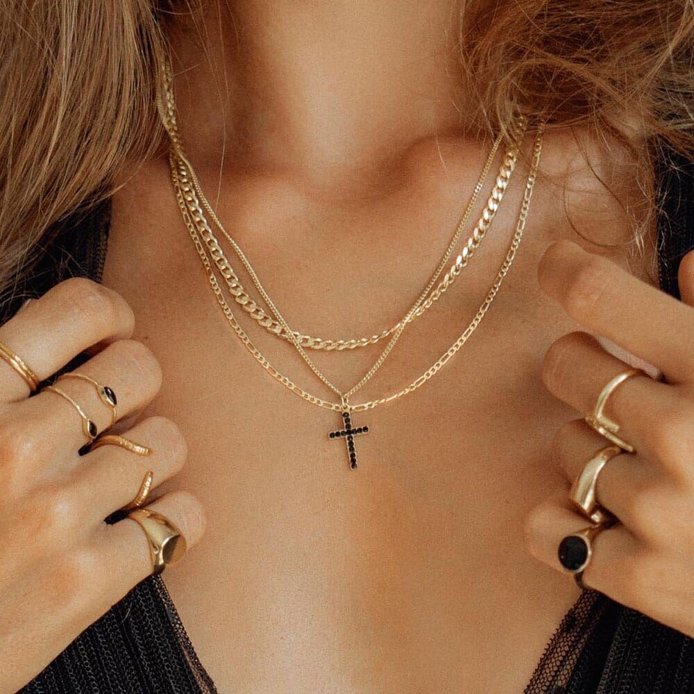 NU & MII 90s Gold Plated Chain Necklace