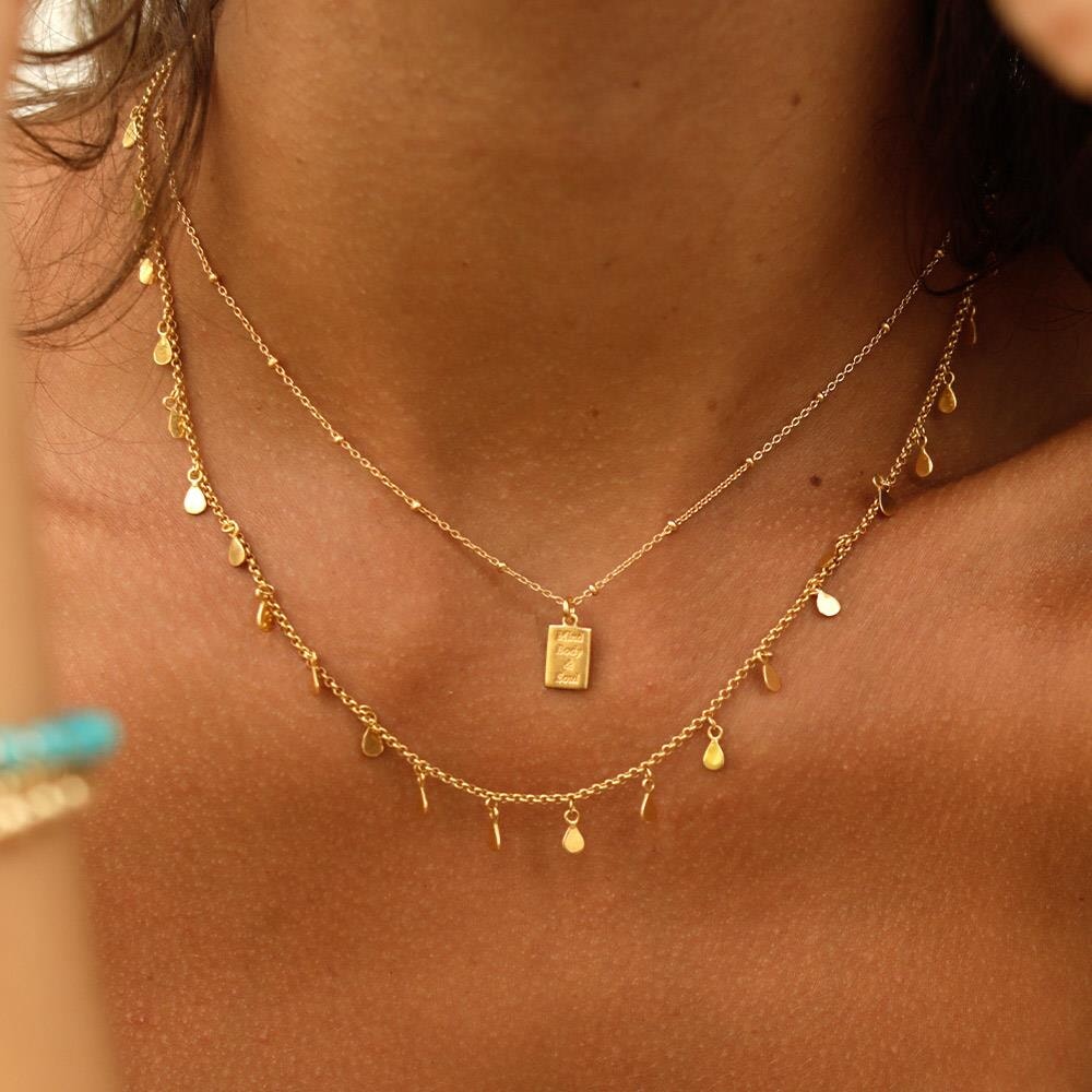 Gold Mind Body and Soul Necklace - Annie Haak