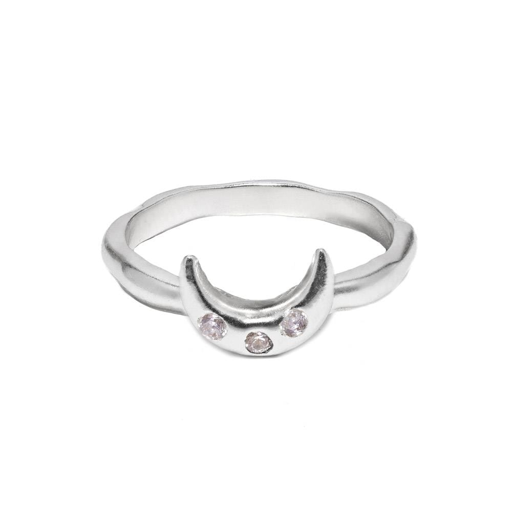 Half Moon Silver Ring - Annie Haak