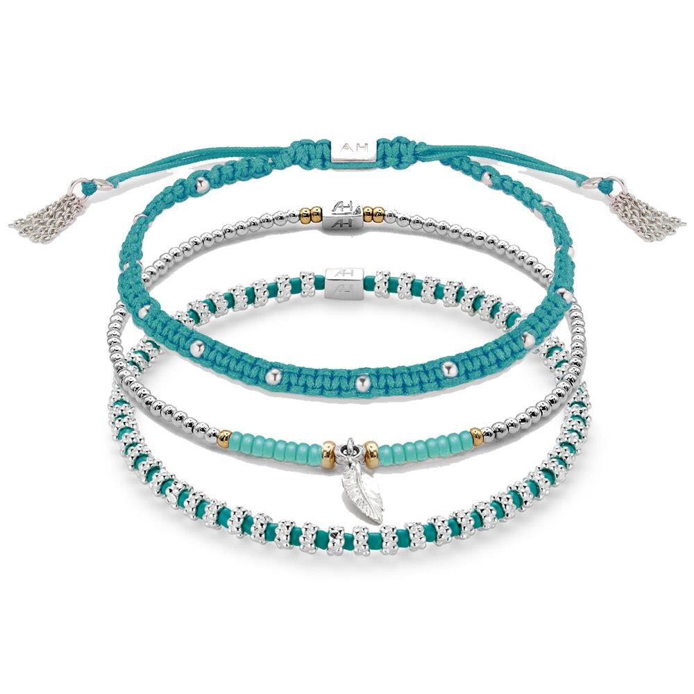 Luminous Neon Turquoise Stack - Annie Haak