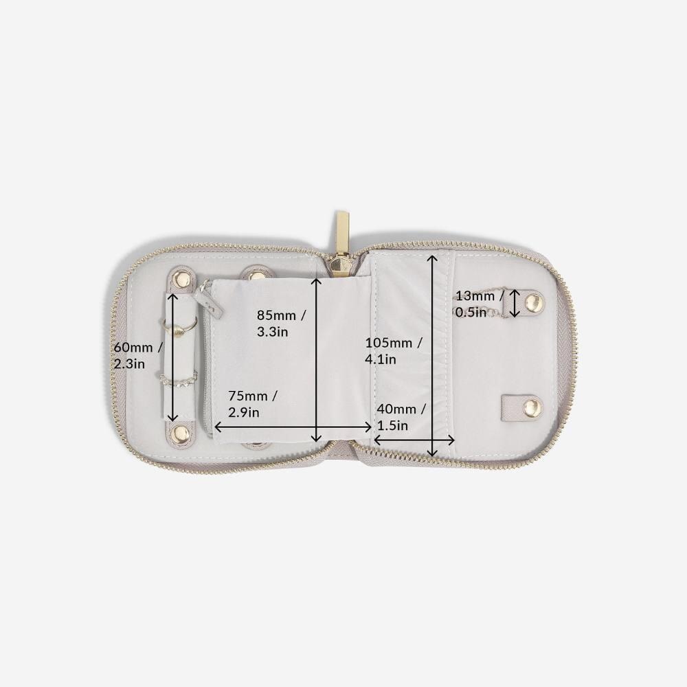 Stackers Compact Jewellery Roll – Taupe