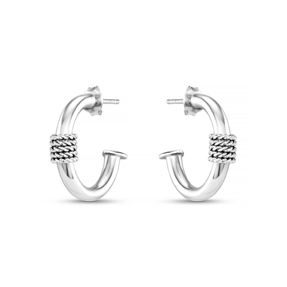 925 Sterling Silver Bahari Rope Earrings – Annie Haak