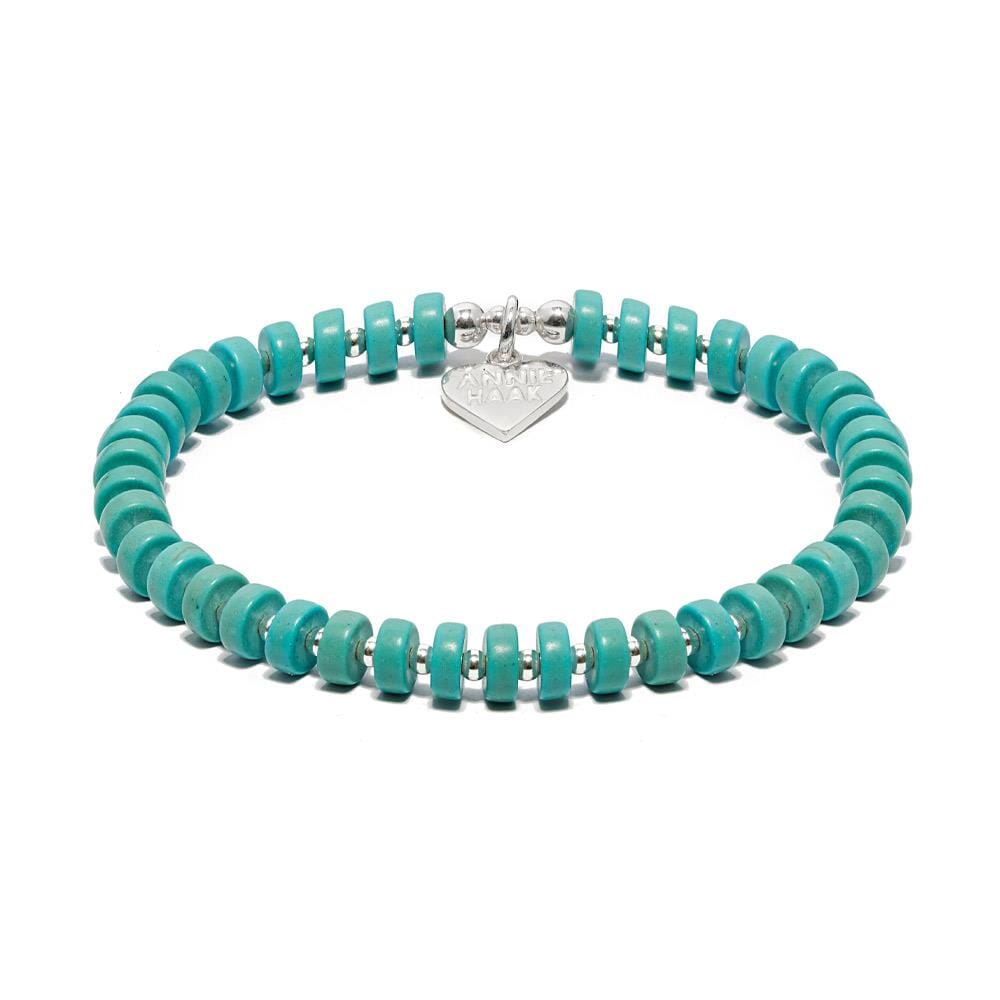 Turquoise Disco Silver Bracelet – Annie Haak