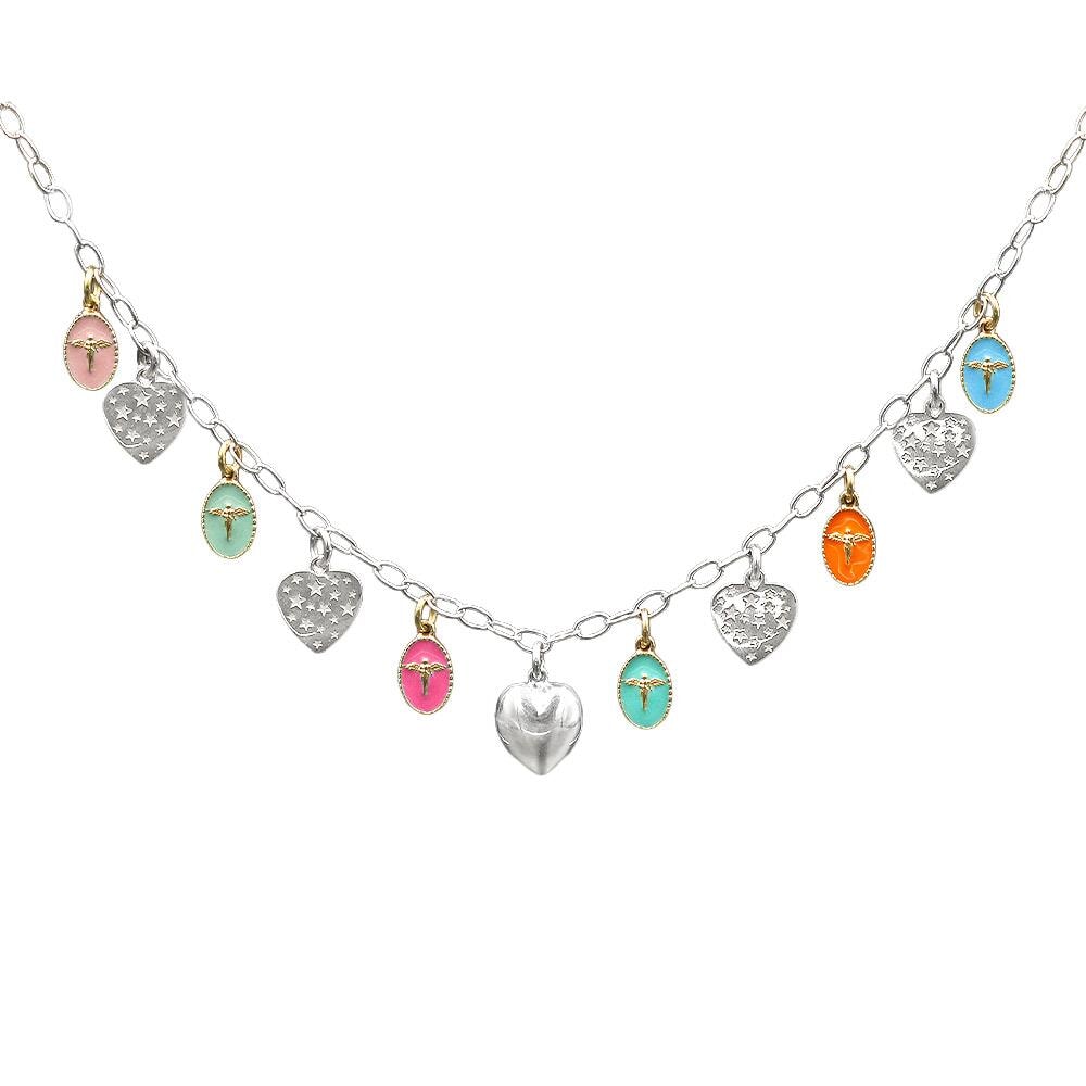 Neon Angel Silver Necklace - Annie Haak