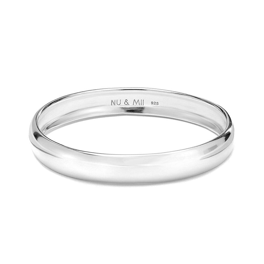 NU & MII 925 Sterling Silver Ava Bangle