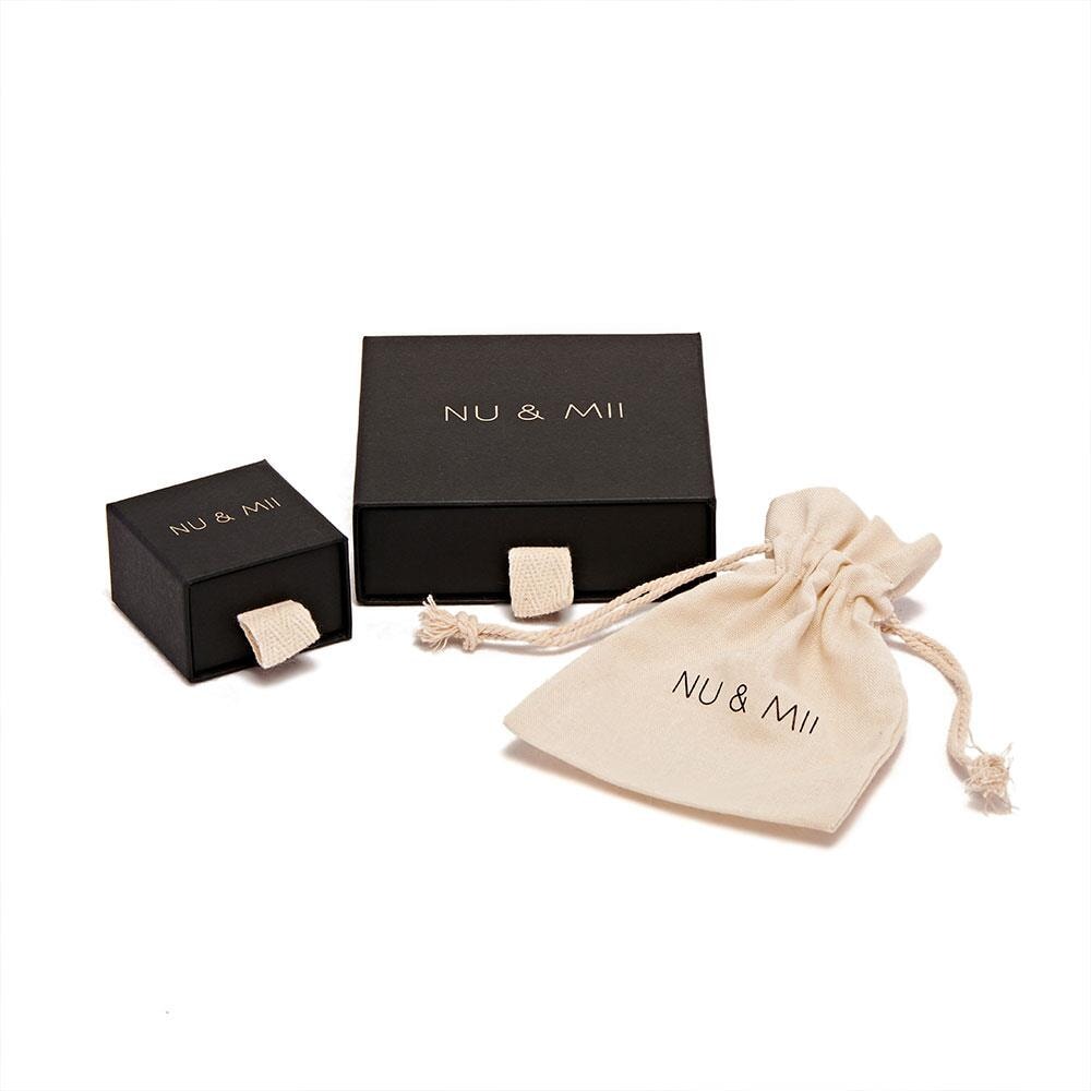 Gold Plated Vida Ring featuring three Zirconia Crystals - Nu & Mii