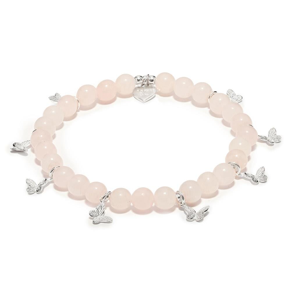 Peony Butterfly Silver Bracelet - Annie Haak