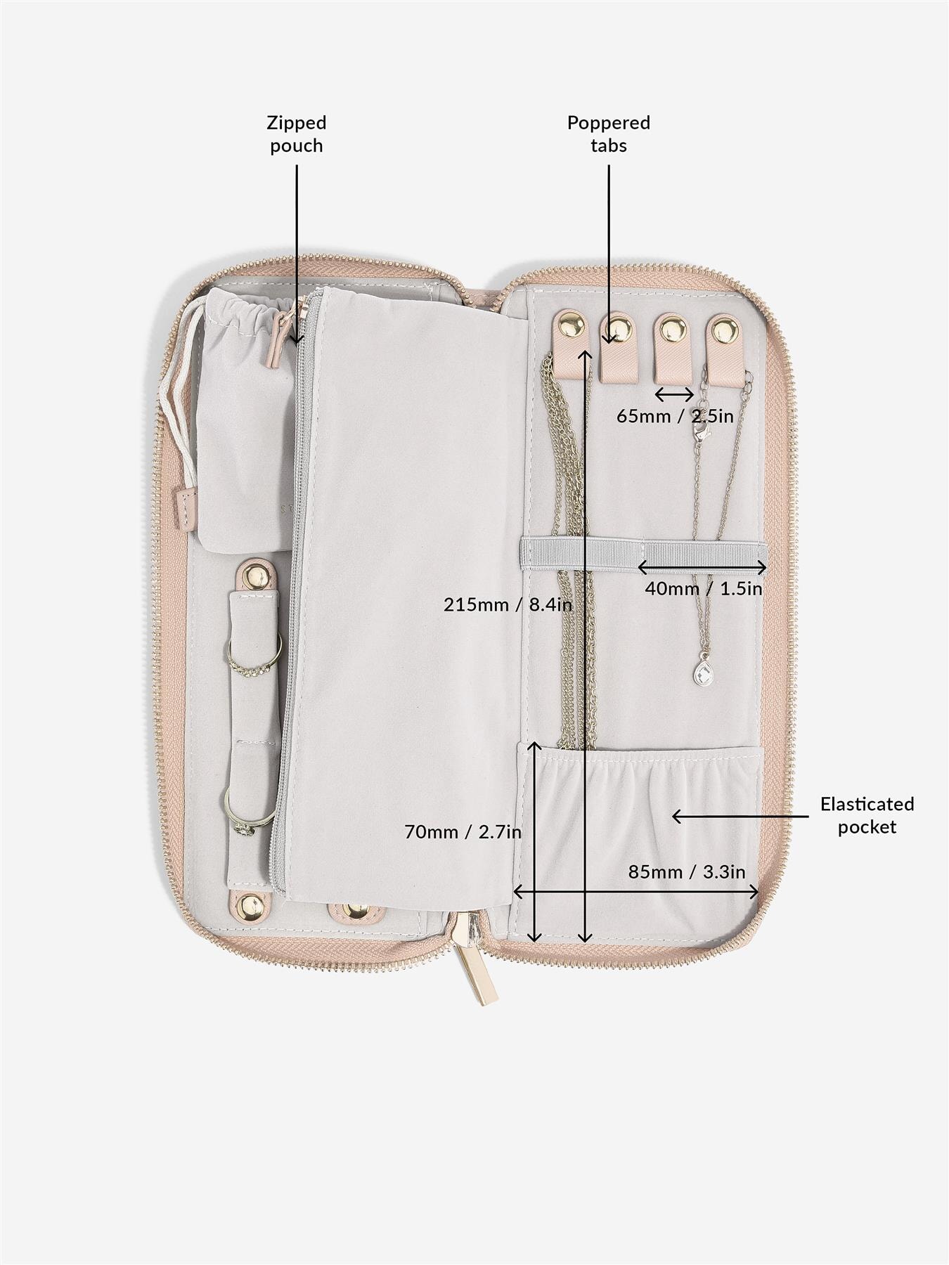 Stackers Blush Jewellery Roll