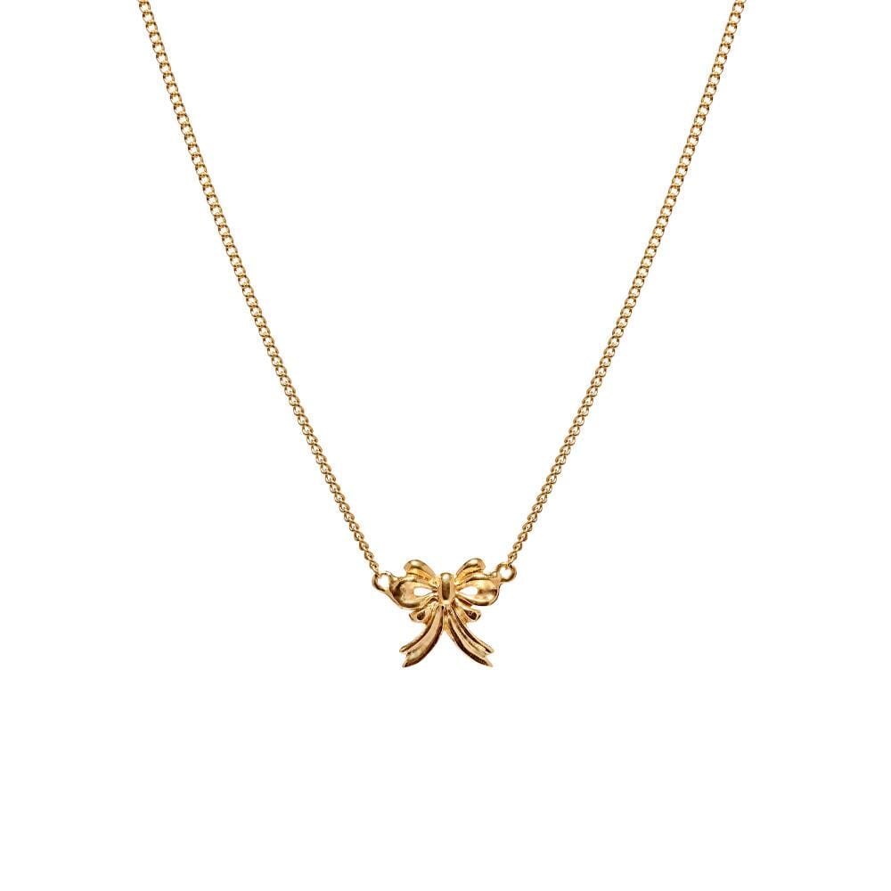 Victoria Bow Gold Necklace - Annie Haak
