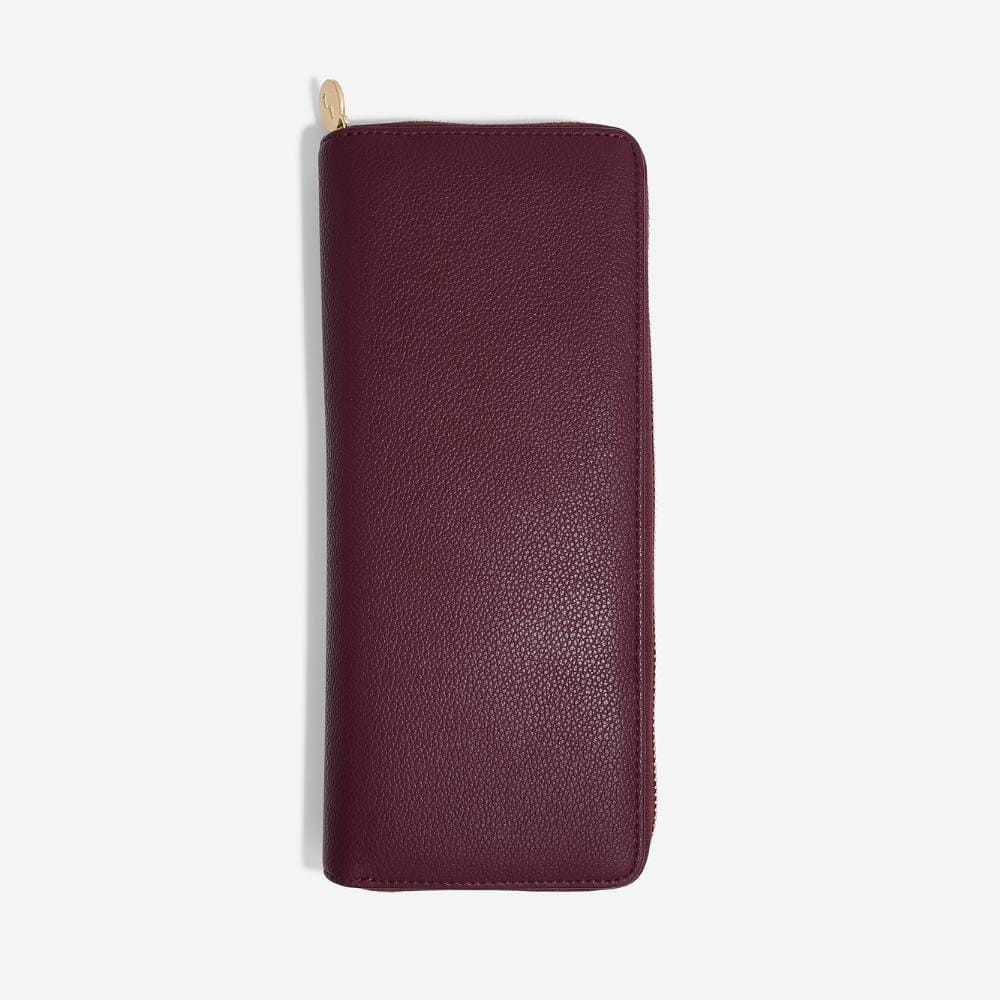 Stackers Jewellery Roll – Burgundy