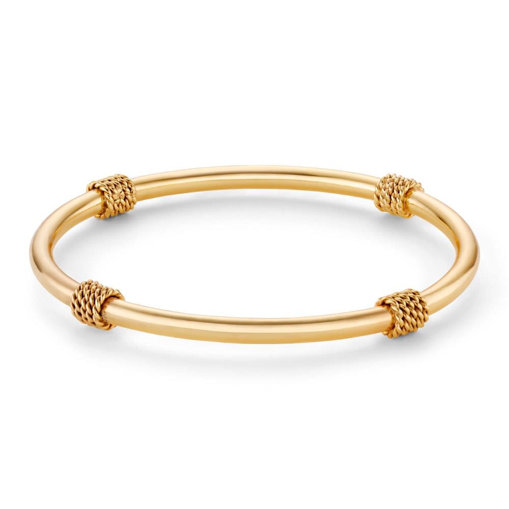 Gold-plated Silver Bahari Rope Bangle – Annie Haak