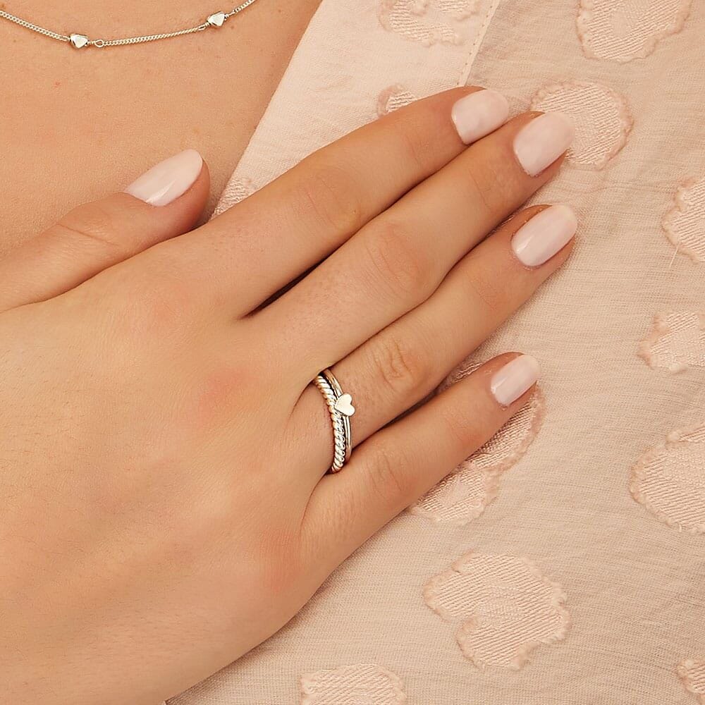 925 Sterling Silver Twisted Ring