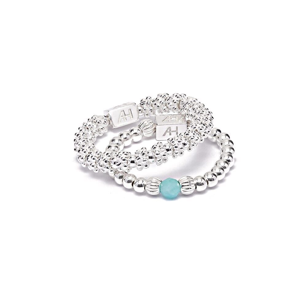 Silver Azure Ring Stack - Annie Haak