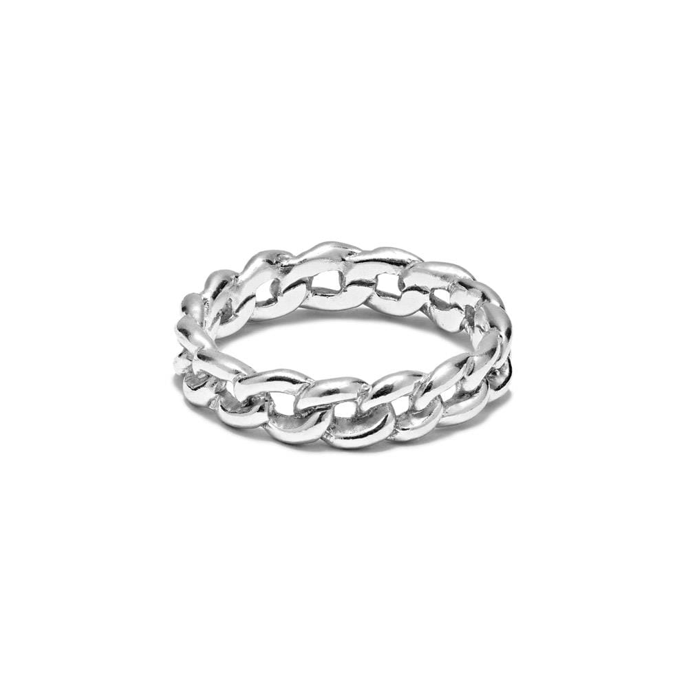 Silver 90s Dainty Chain Ring - NU & MII