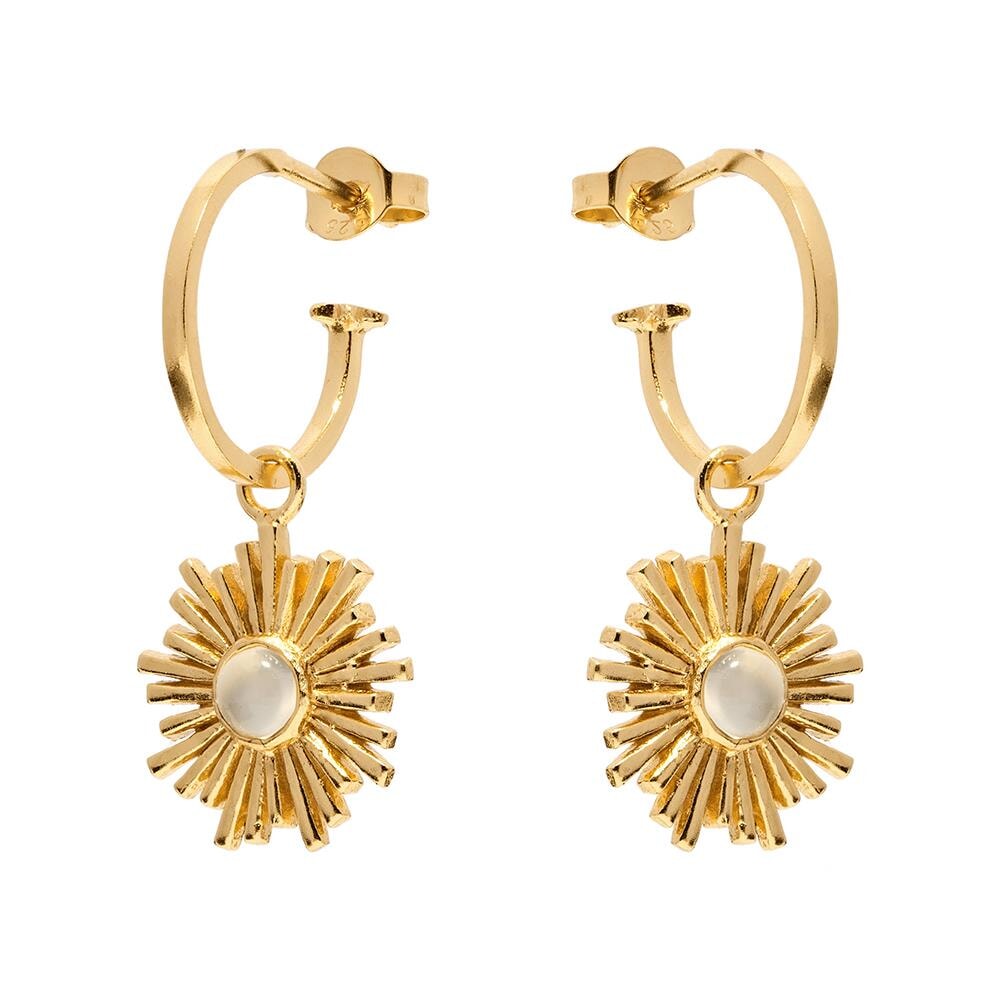 Gold Orbit Hoop Earrings - Annie Haak