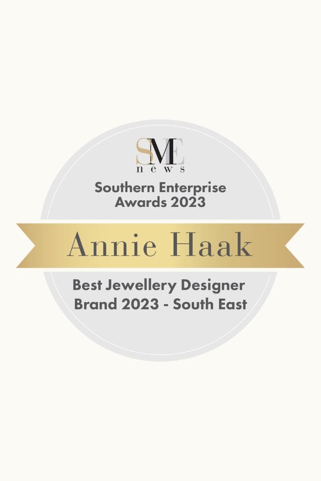 Annie Haak Designs wins Best Jewellery Designer Brand 2023 - South East